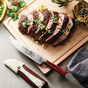 Tramontina Gaucho Style Knife w/Leather Sheath 7inch, 80905/012DS