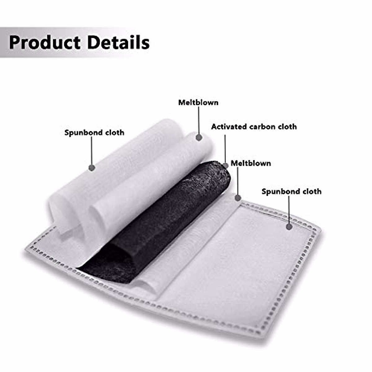 VeJerKK Plaid Fashion Face mask,Black and White Tartan Pattern,Dust Washable Reusable Filter and Reusable Mouth Warm Windproof Face,Black White