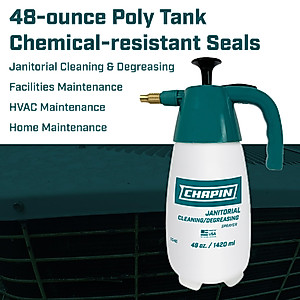 Chapin 1046: 48-Ounce Industrial Cleaner/Degreaser Handheld Pump Sprayer, Packaging May Vary