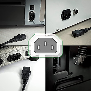 J-ZMQER 5ft AC Power Cord Cable Compatible with Panasonic Rice Cooker SR-DE103 SR-MGS102 SR-ZC075W