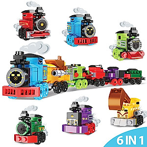 12PCS PreFilled Easter Eggs with Train Building Blocks Set for Kids Easter Basket Stuffers, Easter Basket Filler, Easter Eggs Hunt, Easter Party Favors Classroom Prize Supplies