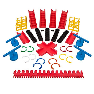 Bulk Dominoes Accessory Kit | Dominoes Set, STEM STEAM Small Toys, Family Games for Kids, Kids Toys and Games, Building, Toppling, Chain Reaction Sets (Mega Accessory Kit)