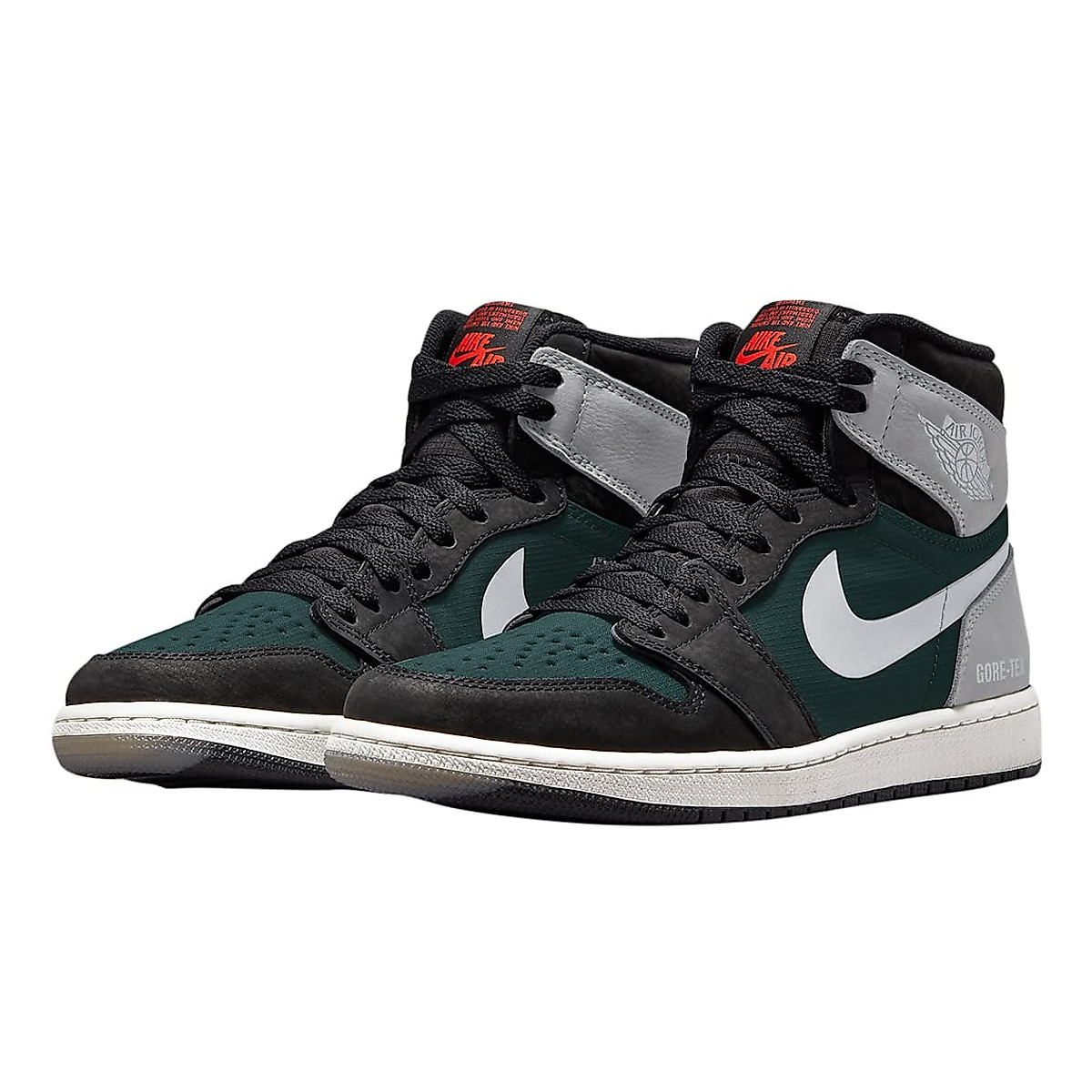 Jordan Men's 1 Retro High Element Black/Chile Red-Particle Grey (DB2889 001) - 11