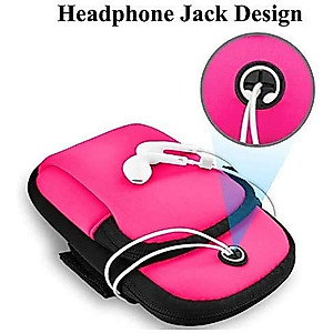 MOVOYEE Running Armband Cell Phone Holder for iPhone 15 14 13 12 11 Pro Max Xs Xr X 10 8 7 6 Plus SE Mini,Galaxy S20 S21 S22 S23 S24 Ultra Note 20 10,Sport Arm Band Sleeve on Run Gym Exercise Workout