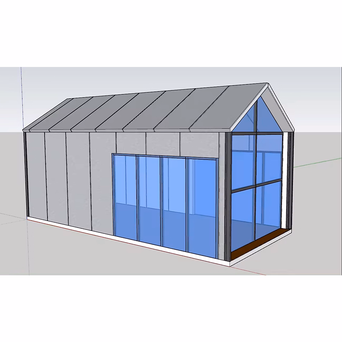 20 Ft Tiny Prefab House to Live in 1 Bathroom, 1 Bedroom & 1 Kitchen- for Small Family