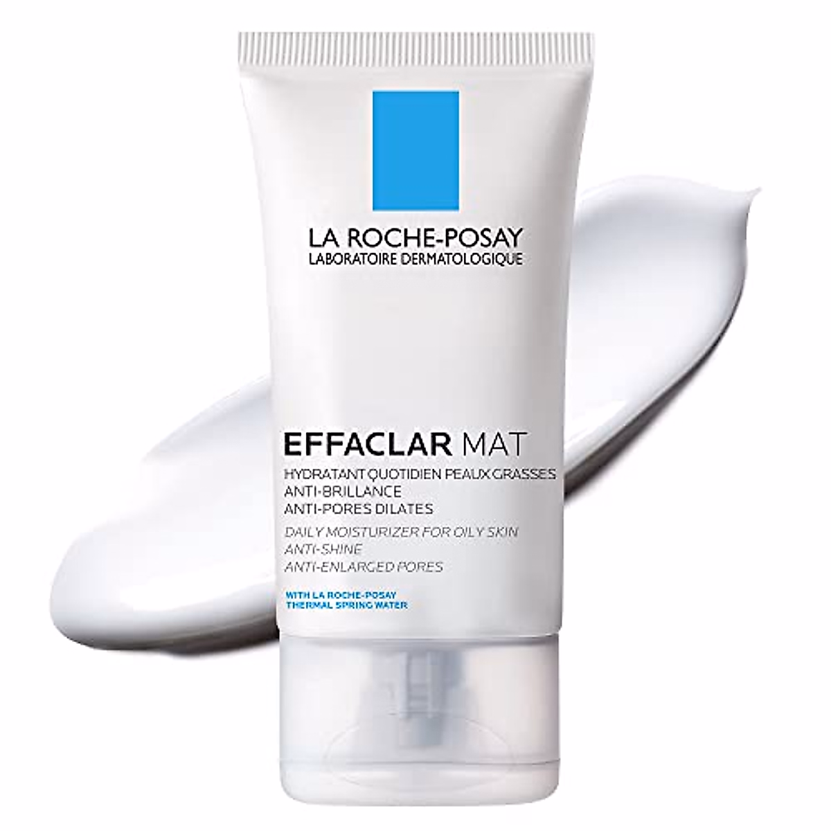 La Roche-Posay Effaclar Mat Oil-Free Mattifying Moisturizer for Face, Facial Moisturizer For Oily Skin, to Reduce Oil and Minimize Pores, Moisturizing Shine Control for Sensitive Skin