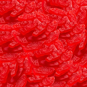 Swedish Mini Fish Candy Soft & Chewy - 3 Pound Bulk Pack of Red Swedish Fish