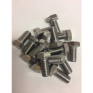 Shorpioen 50-Pack 1/4-20 x 1 1/4 Hex Cap Screw 18-8 Stainless Steel BC-1420CH188