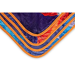 Dragon Ball Super Fighters & Warriors Fleece Throw Blanket | Features Beerus, Whis, & The Legendary Dragon Ball Warriors | 60 x 45 Inches