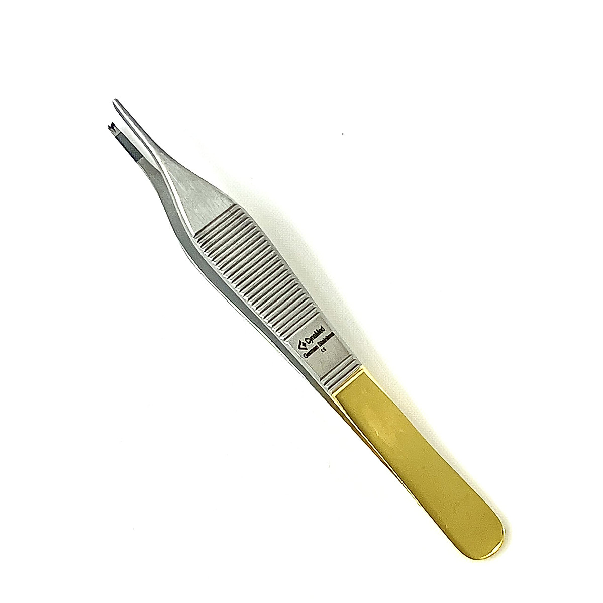 German Premium Tc Adson Tissue Forceps Toothed 1X2 4.75" Adson Kocher Configuration Veterinary Cynamed