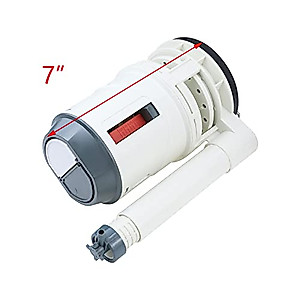 T Tulead Toilet Tank Parts Replacement Toilet Dual Flush Valve 18cm Height,Fill Valve,Push Button, Toilet Repair Kit