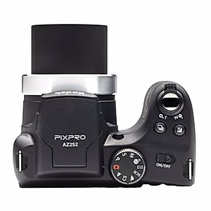 Kodak PIXPRO AZ252 Astro Zoom 16MP Digital Camera (Black) Bundle with 32GB SD Card and Case (3 Items)