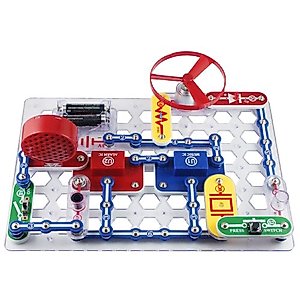Snap Circuits 203 Electronics Exploration Kit | Over 200 STEM Projects | 4-Color Project Manual | 42 Snap Modules | Unlimited Fun & Elenco Jr. SC-100