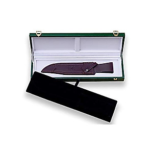 Joker Collection knife CTJ101, hand-carved deer horn handle, 9.84 inches MOVA Steel blade, presentation box, tool for fishing, hunting, camping and hiking