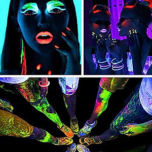 FAISHILAN 2 Pack 40W Black Lights LED Black Light Bar, IP65 Waterproof BlackLights Glow in The Dark Party for Blacklight Party Halloween Bedroom Body Paint Stage Light Fluorescent Poster