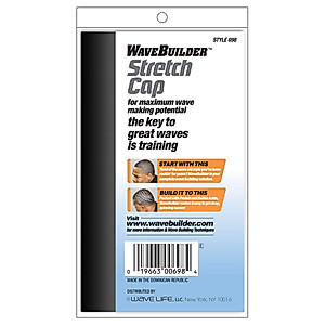 WAVEBUILDER Stretch Cap, Black, 2 Pack