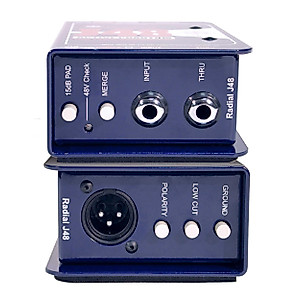Radial J48 MK2 48V Phantom Power Active Direct Box