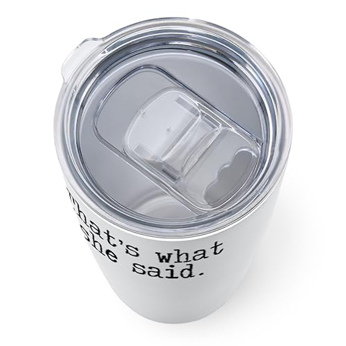 CafePress That's What She Said. Stainless Steel Travel Mug 20 oz. Insulated Stainless Steel Coffee Tumbler