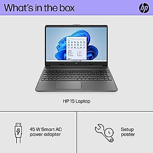 HP 15.6 FHD Newest Flagship Business Laptop, Intel 4-Core i3-1215U up to 4.4GHz (Beat i5-1155G7), 16GB RAM, 1TB NVMe SSD, Fast Charge, Numpad, Bluetooth, Wi-Fi, HDMI, Windows 11,w/GM Accessory