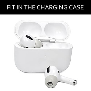 defean Gray Earbuds Memory Foam Replacement Eartips Tips Compatible with Airpods Pro Headphones, Gray 3 Pairs Noise Isolation Earbuds Eartips with Portable Storage Case (Medium)