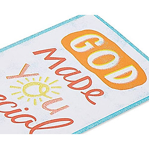 American Greetings Religious Birthday Card (Made You Special)