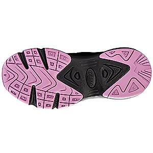 Propét Women Stability X Sneaker, Black/Berry, 9.5 Medium