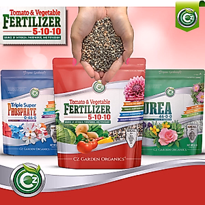 5-10-10 Tomato & Vegetable Fertilizer - Made in USA - Nitrogen, Phosphorus, Potassium Plant Food for Indoor/Outdoor Plants & Flower Gardens - Promotes Vigorous Growth and Big Blooms!