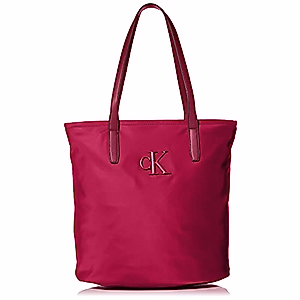 Calvin Klein Lina Nylon North/South Tote, Port