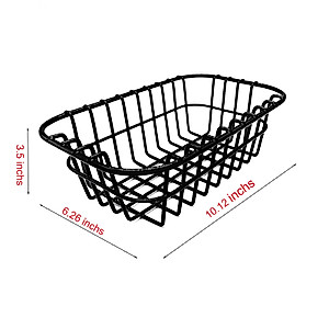 2-Pack Cooler Basket Compatible with Yeti Roadie 24, Dry Goods Wire Cooler Rack Storage Will Keep Smaller Items Dry and Stay Goods High for Roadie 24 Ice Chest Good to Hold Fruit, Utensils, etc