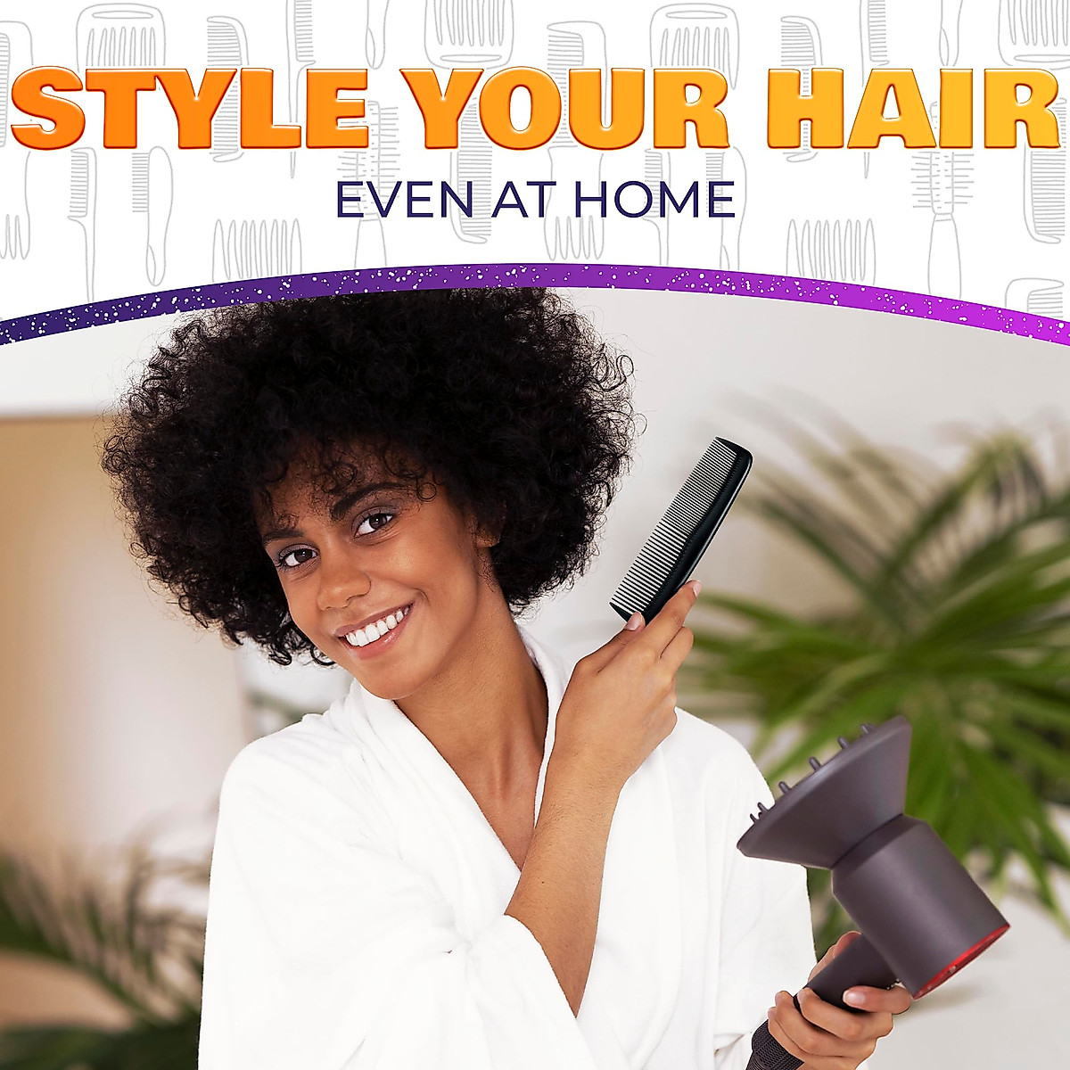 12Pcs Small Combs - Wallet Comb for Men Black Plastic Mens Combs for Hair Disposable Hair Comb Pack Barber Professional Beard Comb for Men