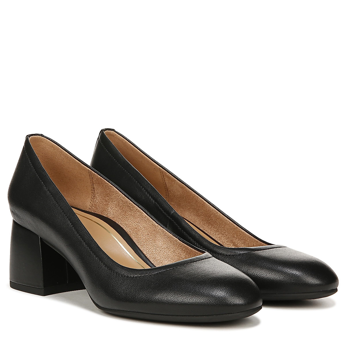 Vionic Carmel Women's Pump Dress Shoes Black Nappa - 8.5 Medium
