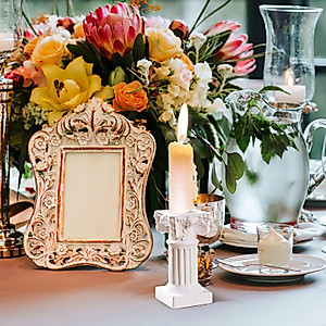 generic 5pcs White Roman Pillar Statues Greek Columns Candle Holder Mini Resin Roman Pillar Statue Resin Candlestick Stand Wedding Table Decoration Home Garden 3X6.5CM 2S140C7PLP1138Y0UI