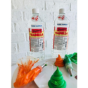 Danncy Pure Vanilla Extract From Mexico 33oz Each 2 Plastic Bottle Lot Sealed