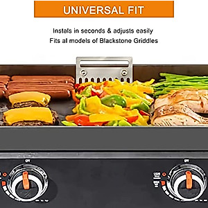 Food Fighter Mesh Screen for Blackstone Griddle Accessories &Can be used with all Blackstone Accessories,such as black stone 1 griddle outdoor and Blackstone Accessories For Griddle.