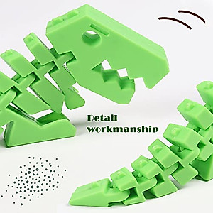 2PCS Fidget T-Rex Toy Blue & Green, ADHD Autism Sensory Toy, Best Boy Girl Tween Teen Christmas Stocking Stuffers Idea, Dinosaur TREX Birthday Gift Present, Party Favour Game Prizes for Toddlers Kids