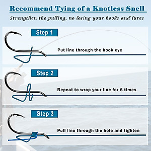 Octopus Beak Fishing Hooks, 200PCS Sport Offset High Carbon Steel Turned Up Fish Hooks for Saltwater Freshwater