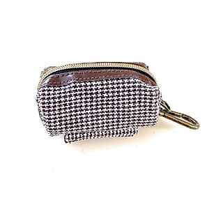 Pets Inn Dog Poop Bag Holder with Leash Attachment - Fits Any Dog Leash - Includes Free Roll of Dog Bag, burberry, Burberry Brown, 3.75,2,2