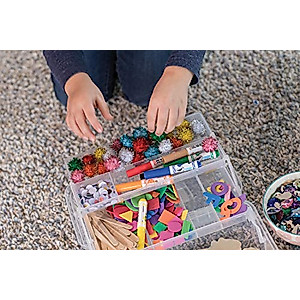 CHENILLE KRAFT 1 INCH GLITTER POMS - 40 PACK