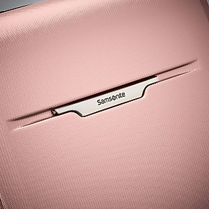 Samsonite Winfield 3 DLX Hardside Expandable Luggage with Spinners, Checked-Medium 25-Inch, Rose