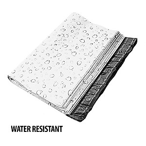 Empire Mailers 6 Inch x 9 Inch White Poly Mailer Plastic Bags, Self-Seal Non-Padded Shipping Bags, Waterproof and Lightweight, Tear Resistant, Set of 100 Pack