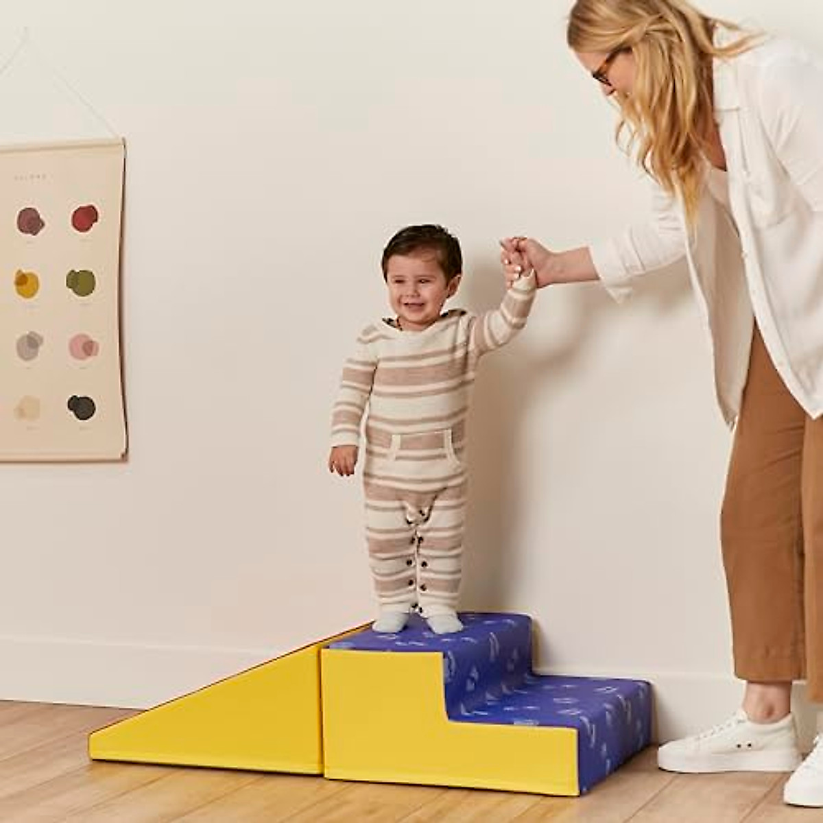 ECR4Kids Softzone Little Me Climb and Slide, Toddler Playset, Assorted, 2-Piece