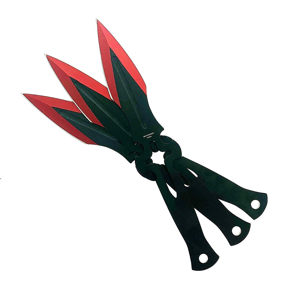 MasterTarget Target Master 8" 3PCS Cross Style Fixed Blade Set. 440 Stainless Steel Blade, Gifts