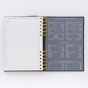 Designworks Ink Standard Issue No. 12 Yellow Undated Planner Notebook Journal with Lined Pages, Elastic Pen Holder, and Durable Spiral Binding for Work, Writing, Journaling - 6" x 8.25"