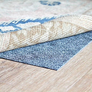 RUGPADUSA - Dual Surface - 4'x6' - 1/10" Thick - Felt and Rubber - Low Profile Non-Slip Rug Pad - Made in The USA