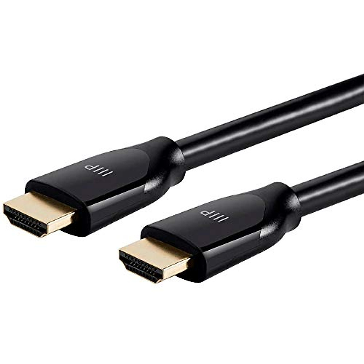 Monoprice Certified Premium HDMI Cable - Black - 6 Feet (2 Pack) 4K@60Hz HDR 18Gbps 28AWG YUV 4