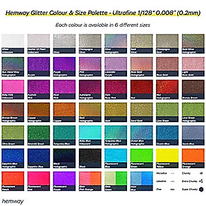 Hemway Craft Glitter 100g / 3.5oz Glitter Flakes for Arts Crafts Tumblers Resin Epoxy Scrapbook Glass Schools Paper Halloween Decorations - Ultrafine (1/128" 0.008" 0.2mm) - Lavender Purple