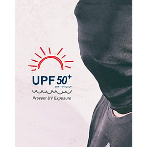 Sun Protection Cool Milk Silk Fabric Camo Black Outdoor Face Mask, UV Dust Wind Protection Face Neck Gaiter Headwear for Motorcycle Hiking Cycling Ski Snowboard Fishing Running Workout