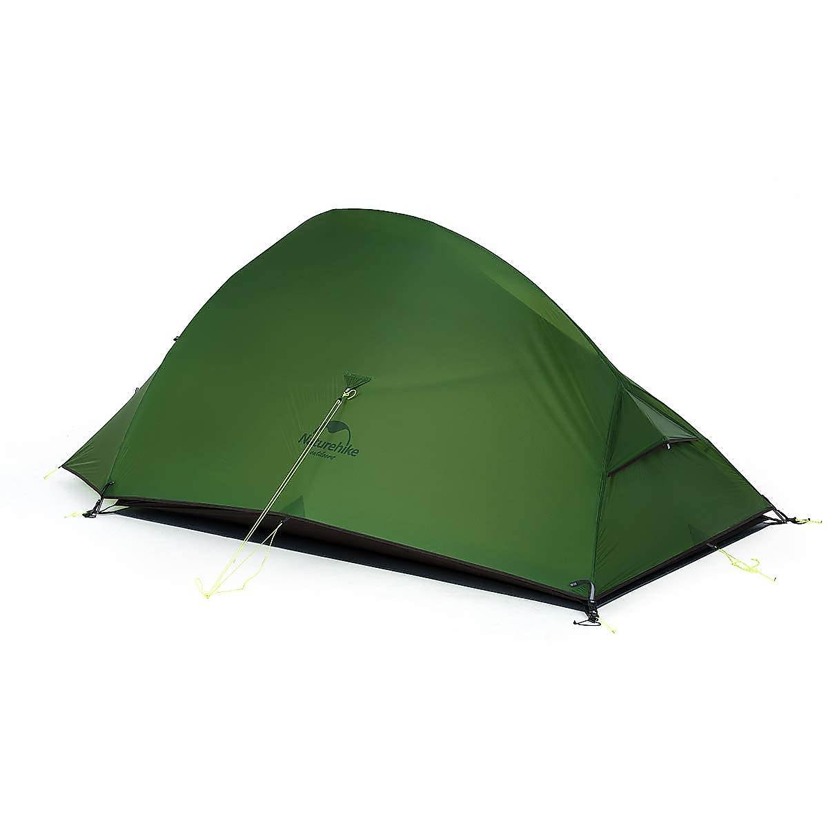 Naturehike Cloud Up Free Standing 2 Person Backpacking Tent Ultralight Nylon Double Layer Camping Tents for Two Person (2 Person, 20D Nylon Forest Green)