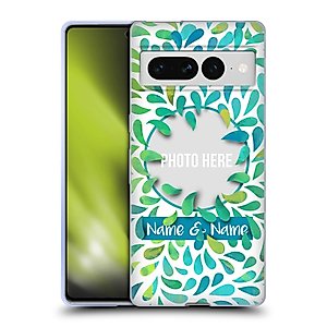Custom Customized Personalized Droplet Patterns Wave Soft Gel Case Compatible with Google Pixel 7 Pro