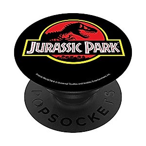 Jurassic Park Classic Original Logo PopSockets PopGrip: Swappable Grip for Phones & Tablets
